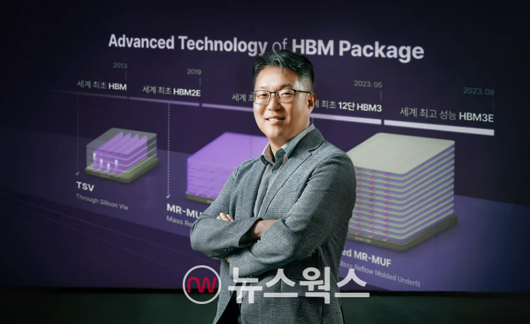 SK하이닉스 "HBM 1등 비결은 '어드밴스드 MR-MUF' 기술"