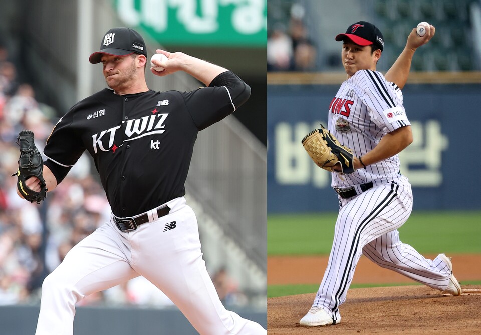 '준PO' kt-LG, 나란히 1승 후 8일 수원서 3차전…kt 벤자민·LG 최원태 선발